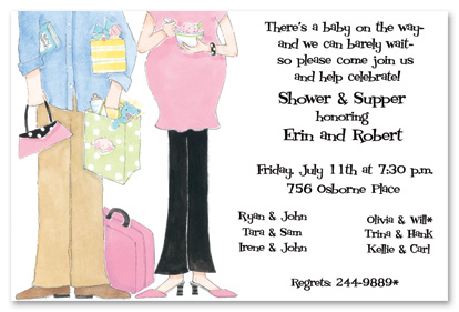 Couple Baby Shower Invitation | Dolanpedia