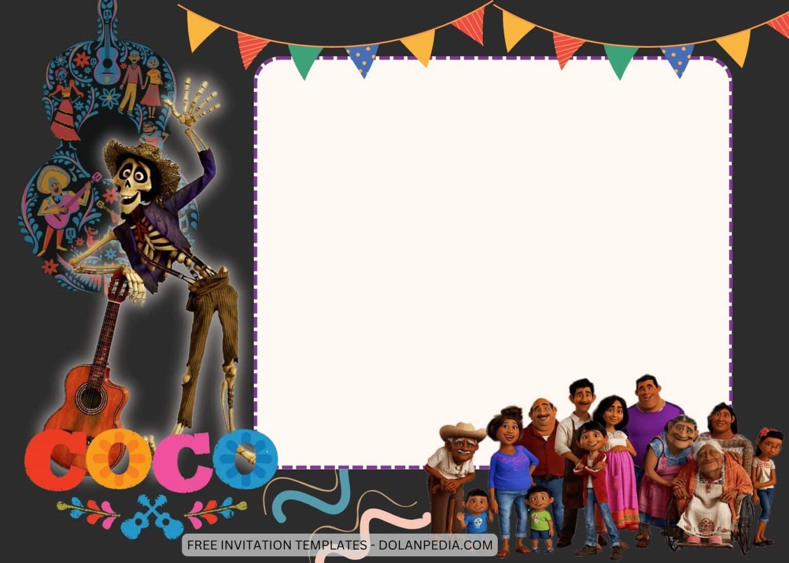 10+ Coco Birthday Invitation Templates - Dolanpedia