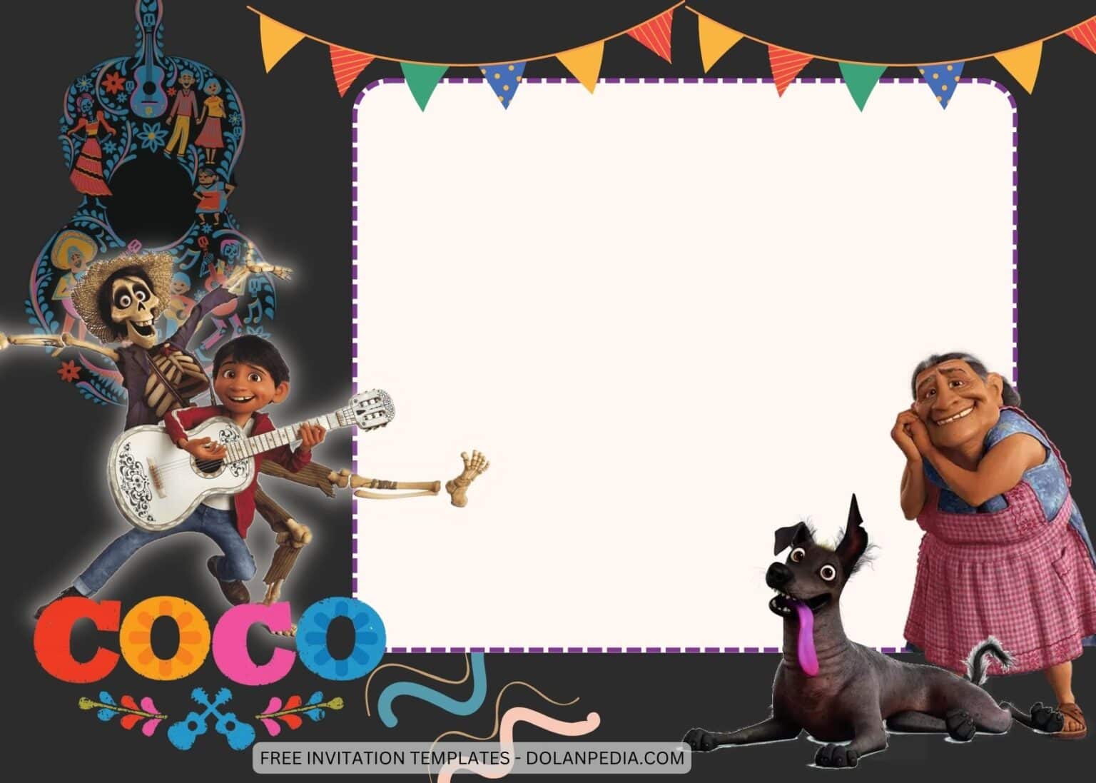 10+ Coco Birthday Invitation Templates - Dolanpedia