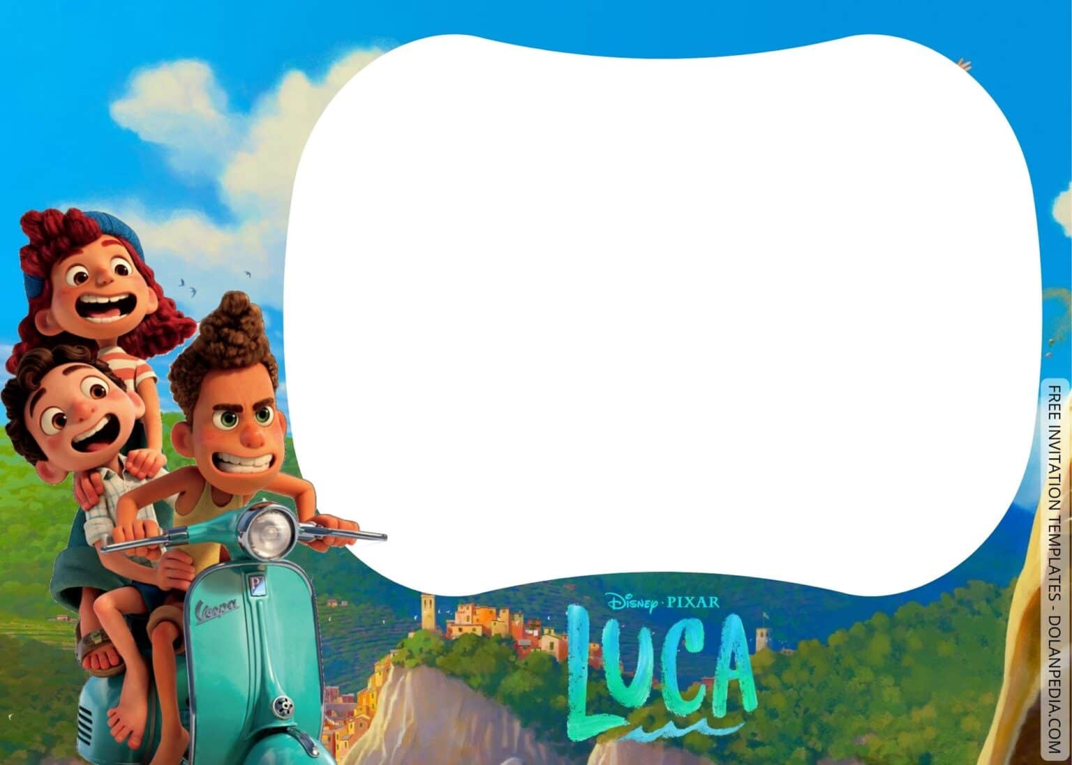 8+ Disney Pixar's Luca Birthday Invitation Templates