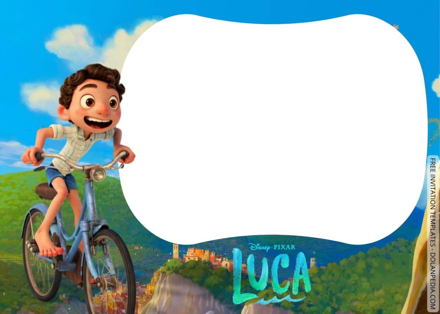 8+ Disney Pixar's Luca Birthday Invitation Templates
