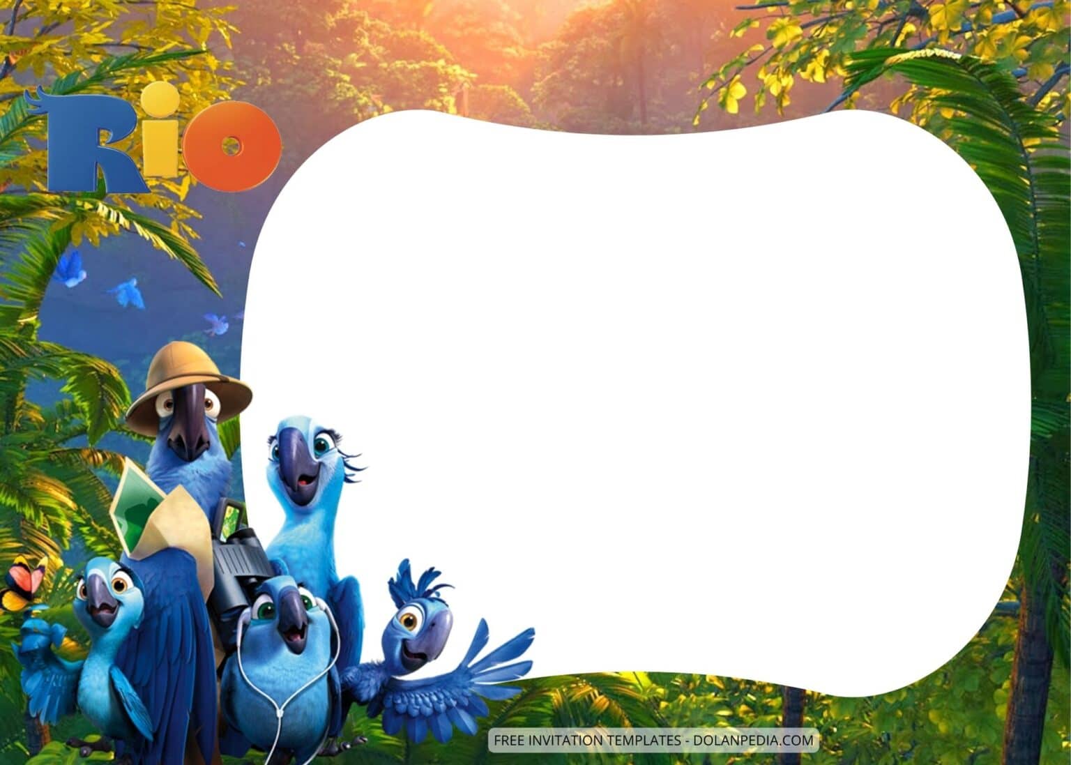 9+ Rio Movie Birthday Invitation Templates