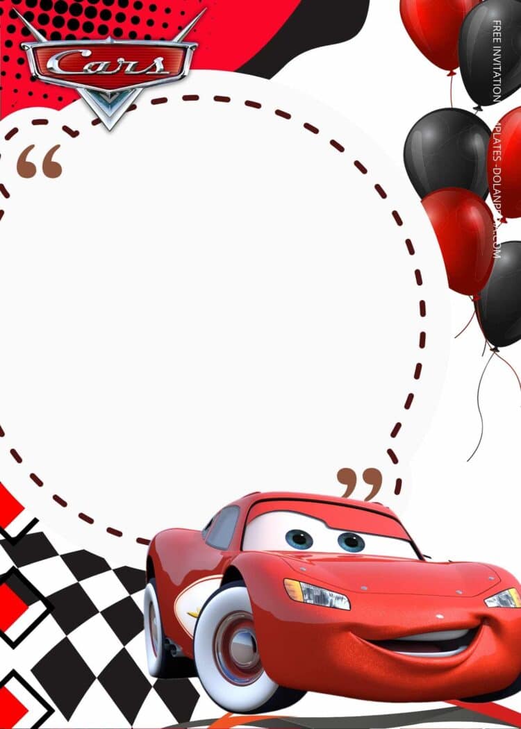 FREE 9+ Disney Cars Birthday Invitation Templates