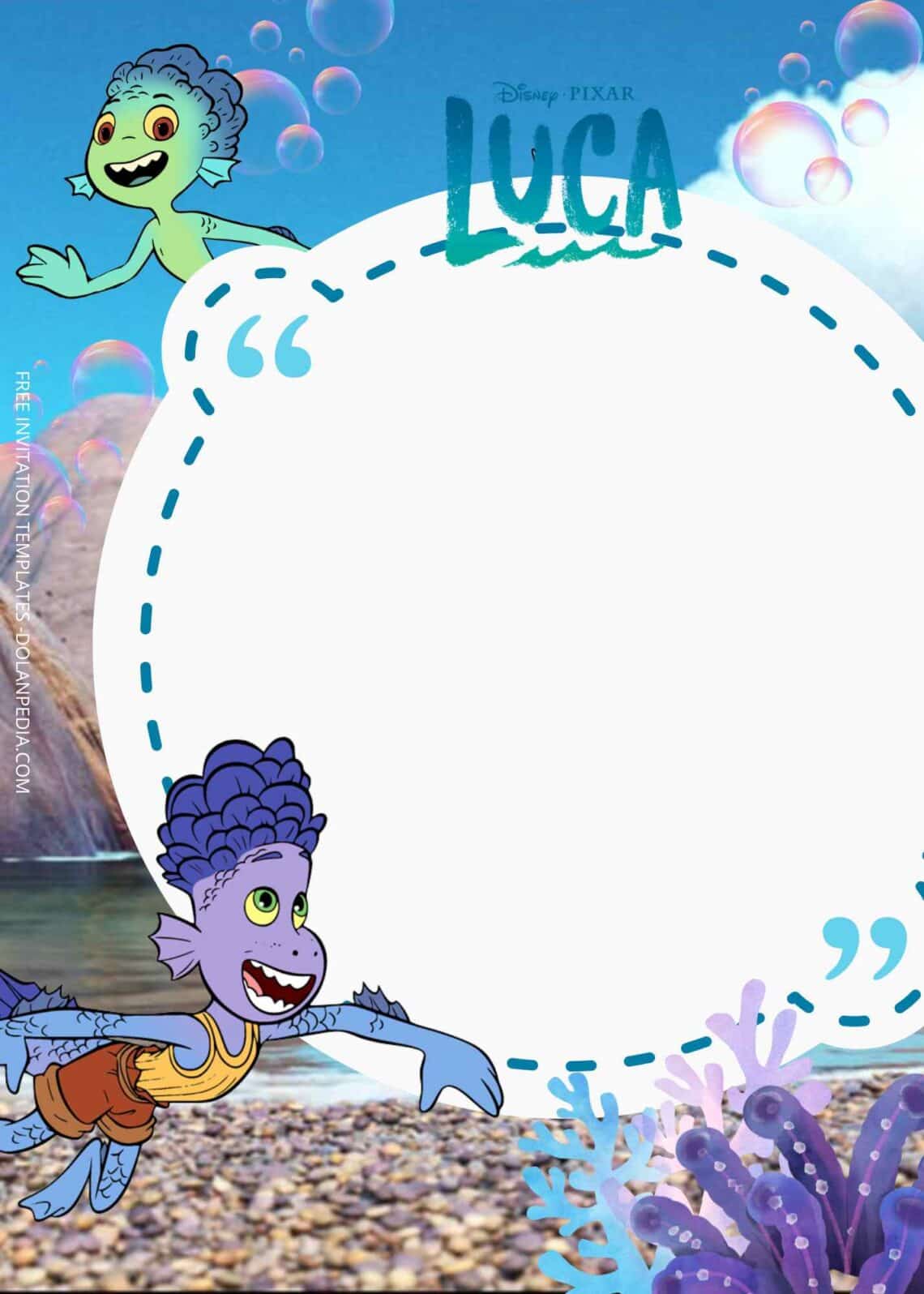 FREE 7+ Luca Birthday Invitation Templates - Dolanpedia