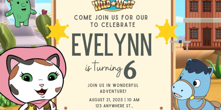 Kids Birthday Party Invitations Templates Free Printable