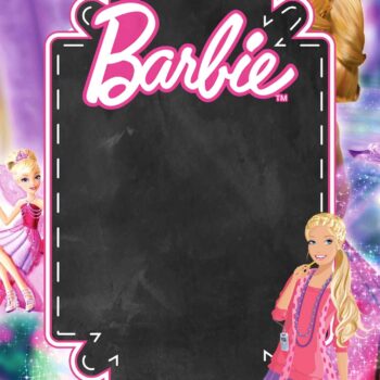 FREE Barbie Birthday Invitations Templates