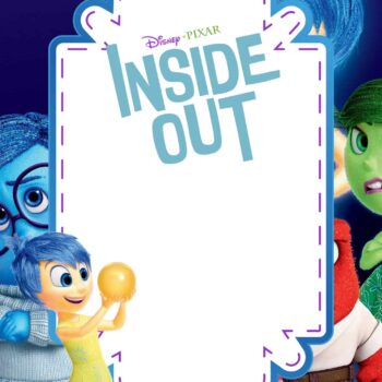 FREE Inside Out Birthday Invitations Templates