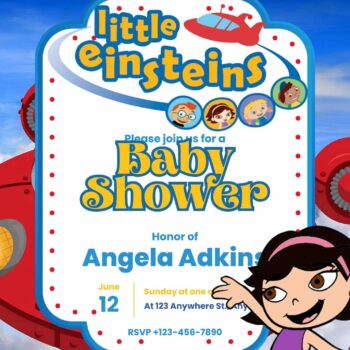 Little Einsteins Baby Shower Invitation Templates