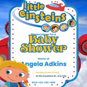 Little Einsteins Baby Shower Invitation Templates