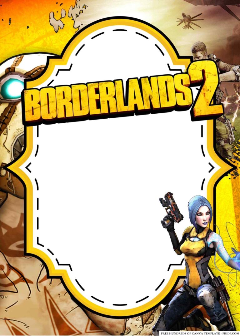 20+ Borderlands 2 Birthday Invitation Templates
