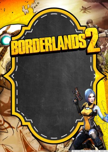 20+ Borderlands 2 Birthday Invitation Templates