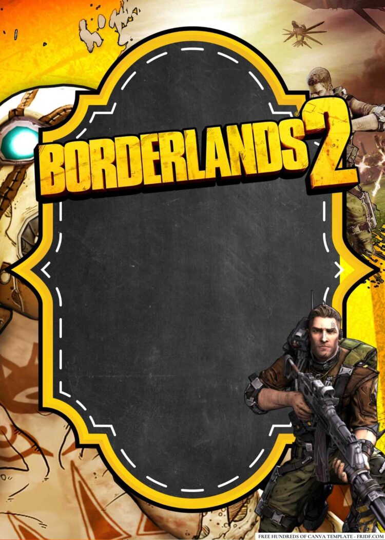 20+ Borderlands 2 Birthday Invitation Templates