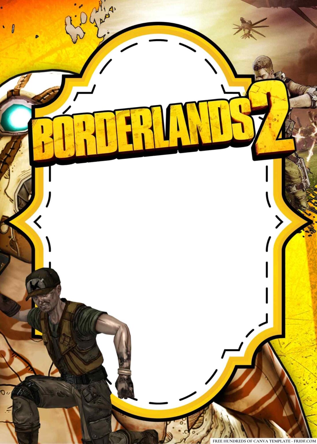 20+ Borderlands 2 Birthday Invitation Templates