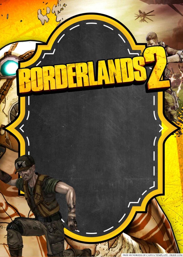 20+ Borderlands 2 Birthday Invitation Templates