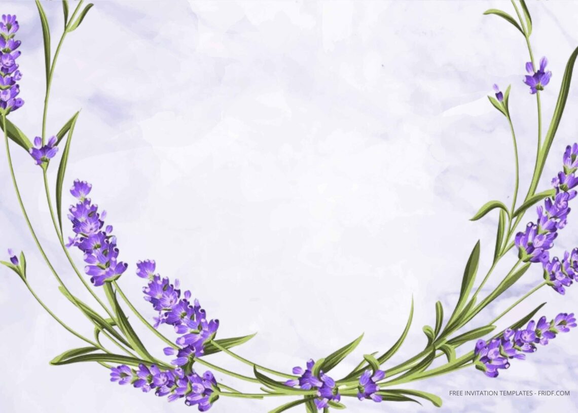 FREE 7+ Garden Of Lavender Wedding Invitation Templates