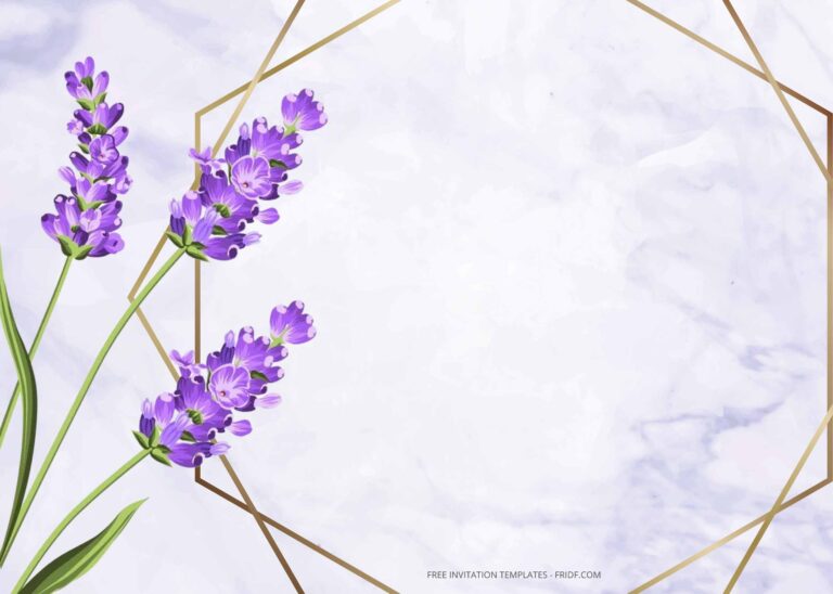 FREE 7+ Garden Of Lavender Wedding Invitation Templates