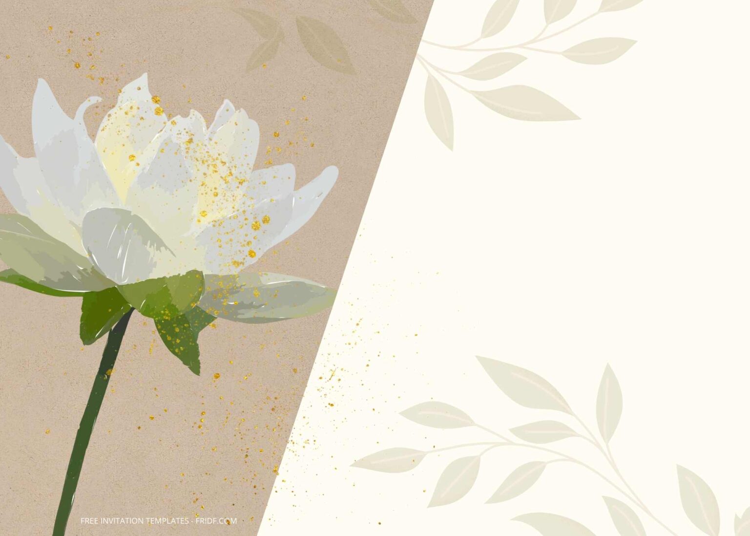 FREE 7+ White Lotus Baby Shower Invitation Templates
