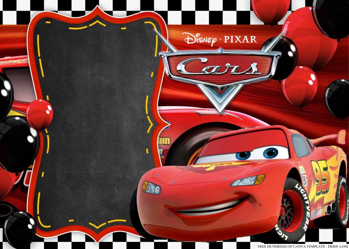 FREE Editable Blank Cars Birthday Invitations - fridf. free pdf invitations