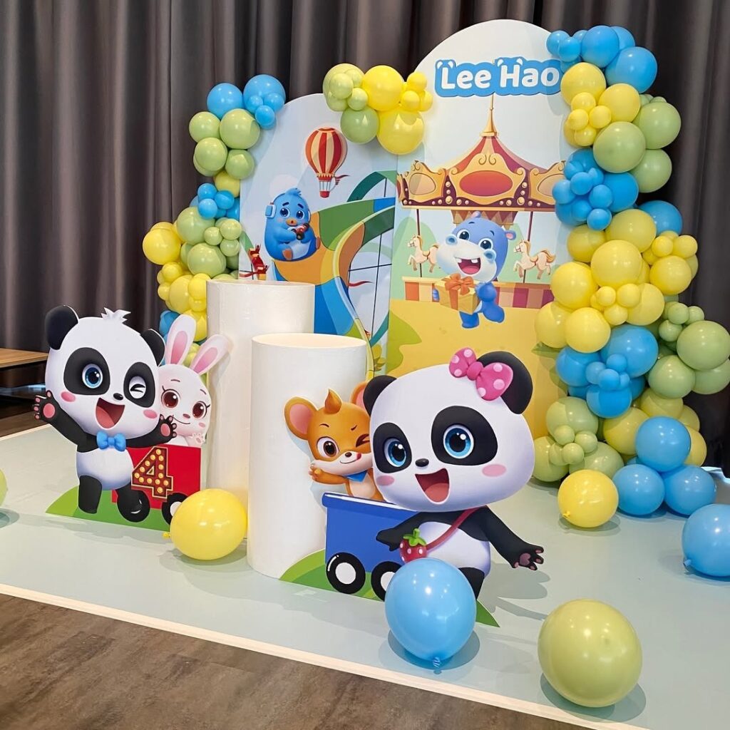 (Free PDF Invitation) BabyBus Kids Birthday Invitations