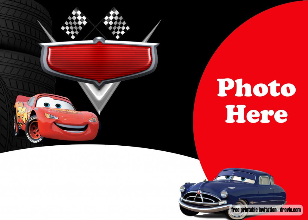 FREE Printable Cars Invitation Templates