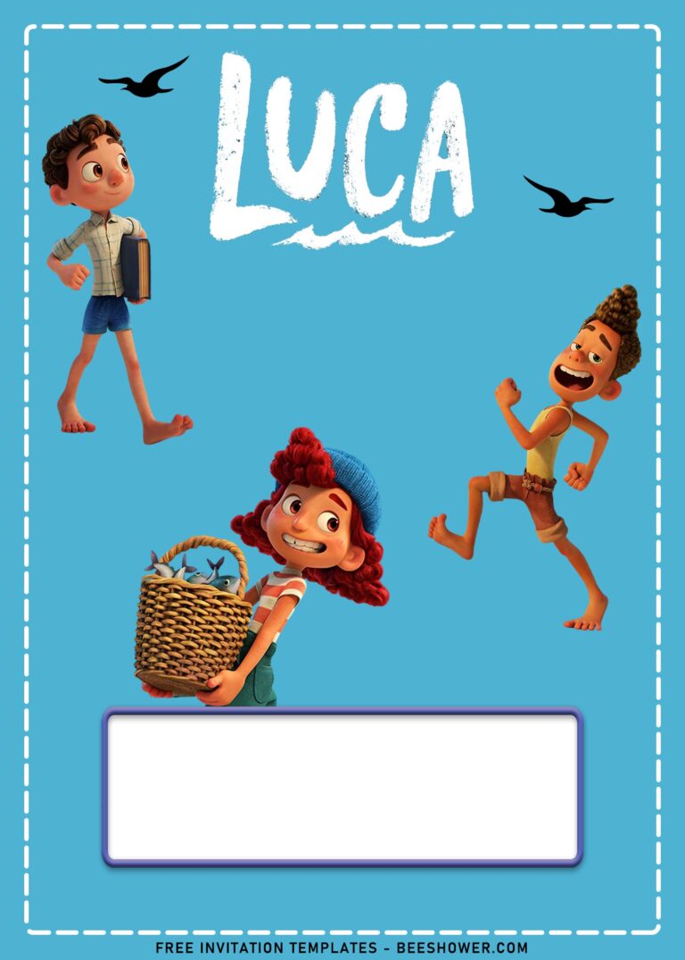Luca Birthday: FREE Template Planner & Canva Invitations