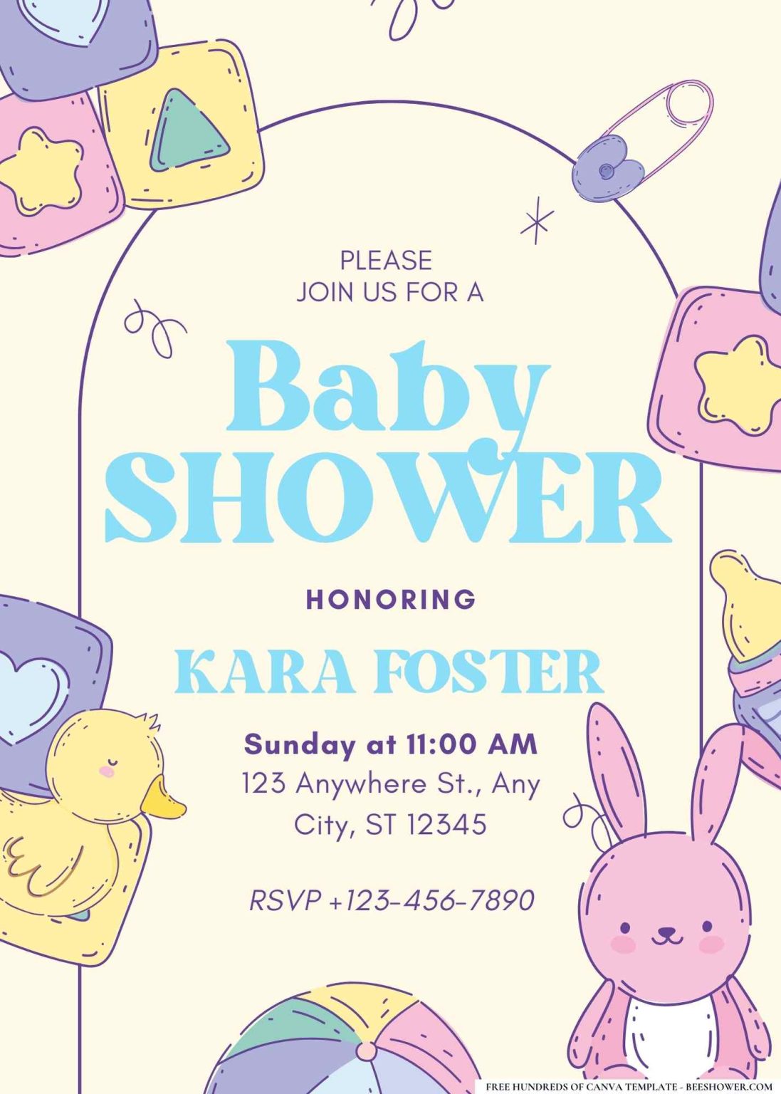 14+ Baby Blocks Baby Shower Invitation Templates