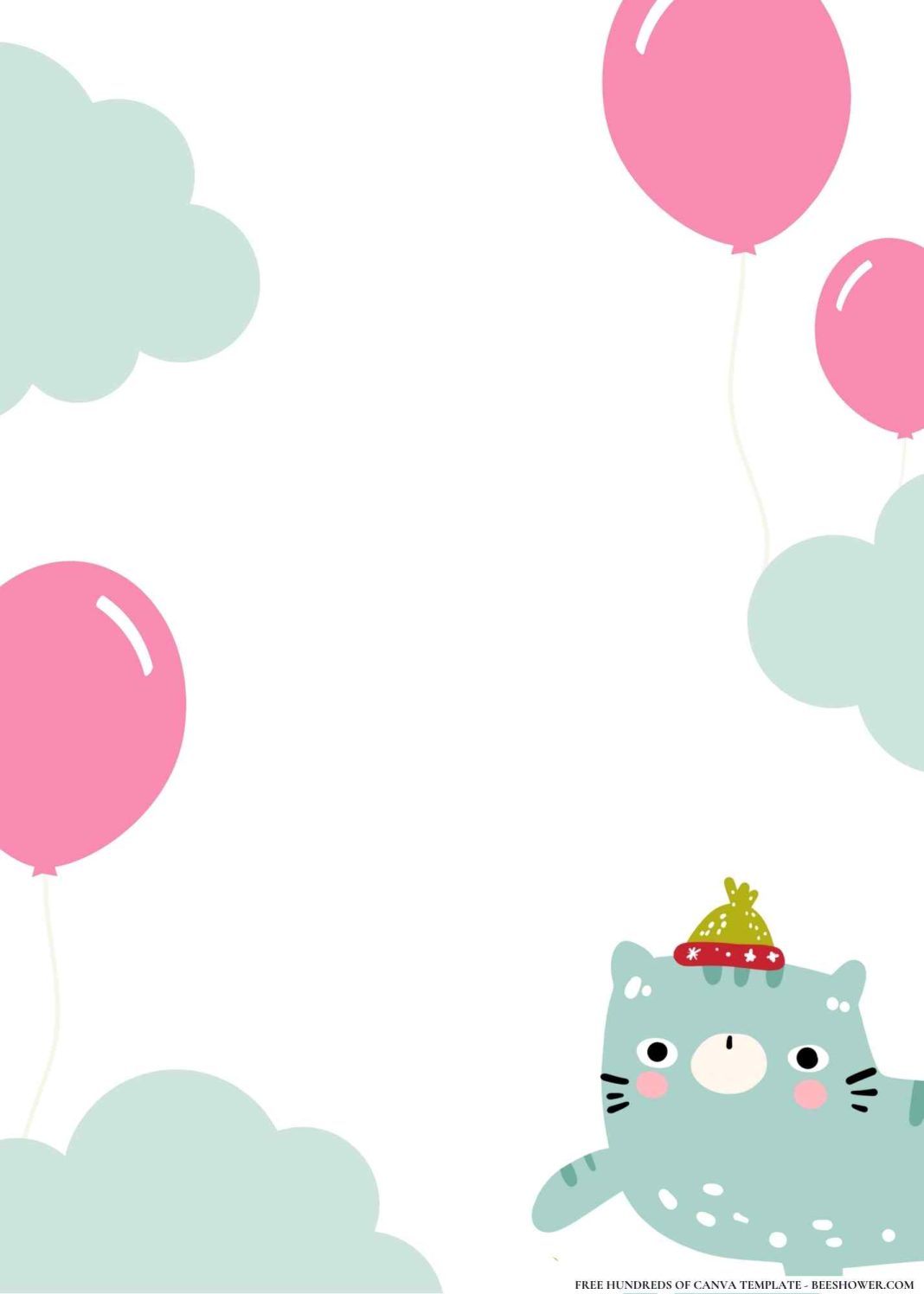 16+ Baby Kitten Baby Shower Invitation Templates