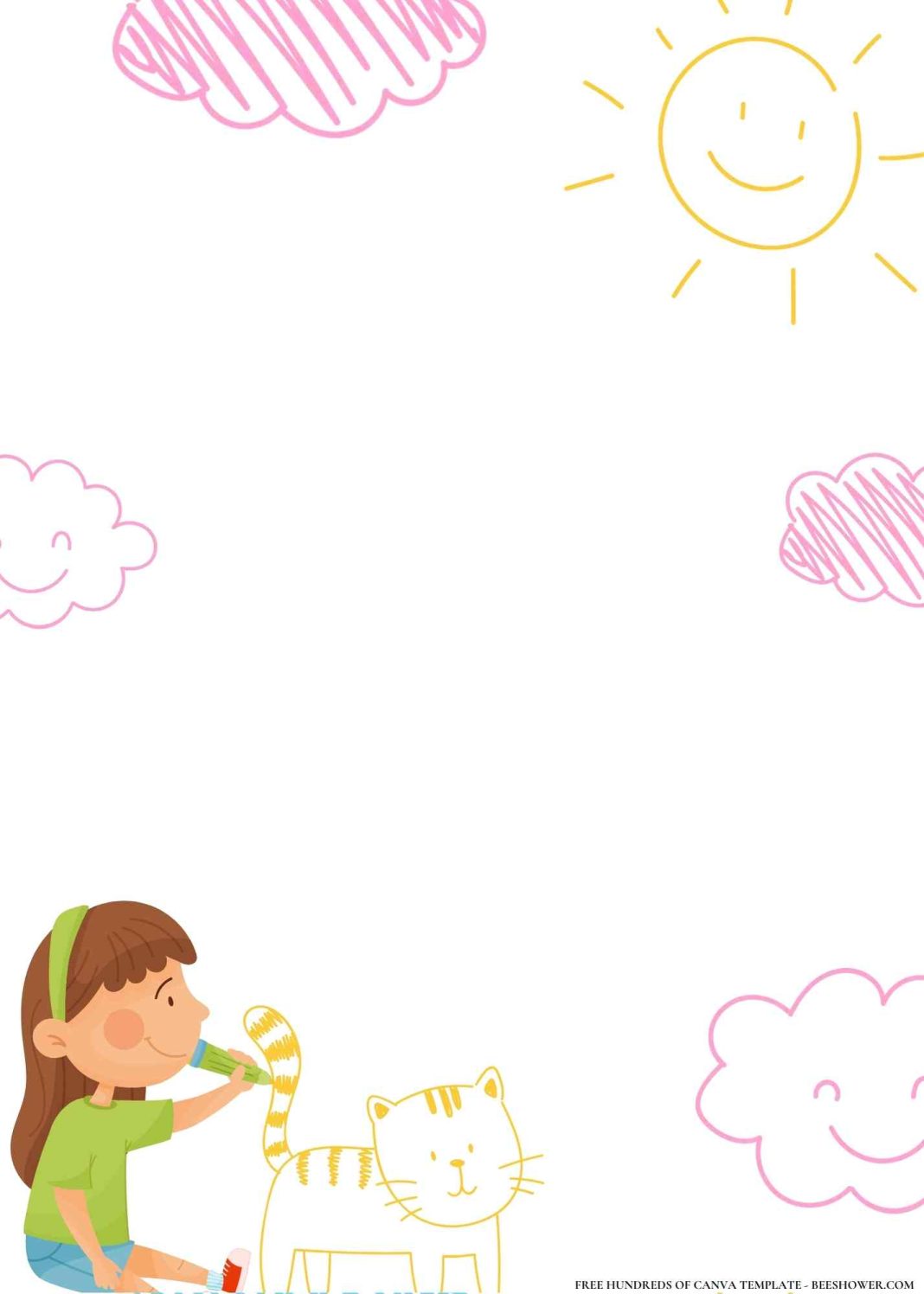 22+ Drawing Kids Baby Shower Invitation Templates