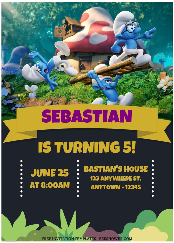 Smurfs Baby Shower Party Planner