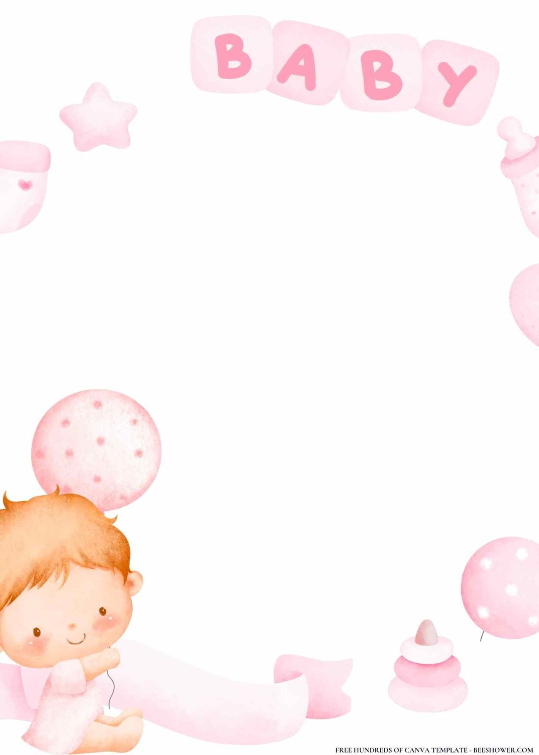 16+ Baby Girl Baby Shower Invitation Templates - Beeshower
