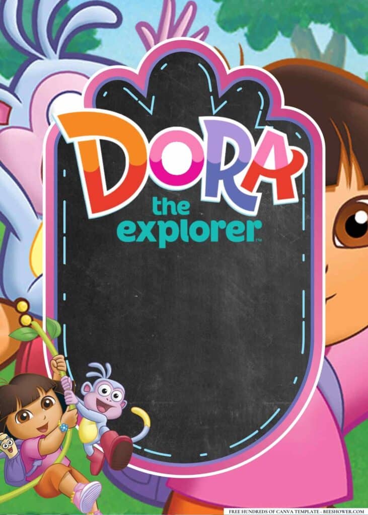 20+ Dora the Explorer Baby Shower Invitation Templates - Beeshower