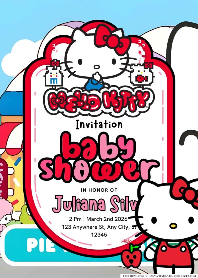 14+ Hello Kitty Baby Shower Invitation Templates