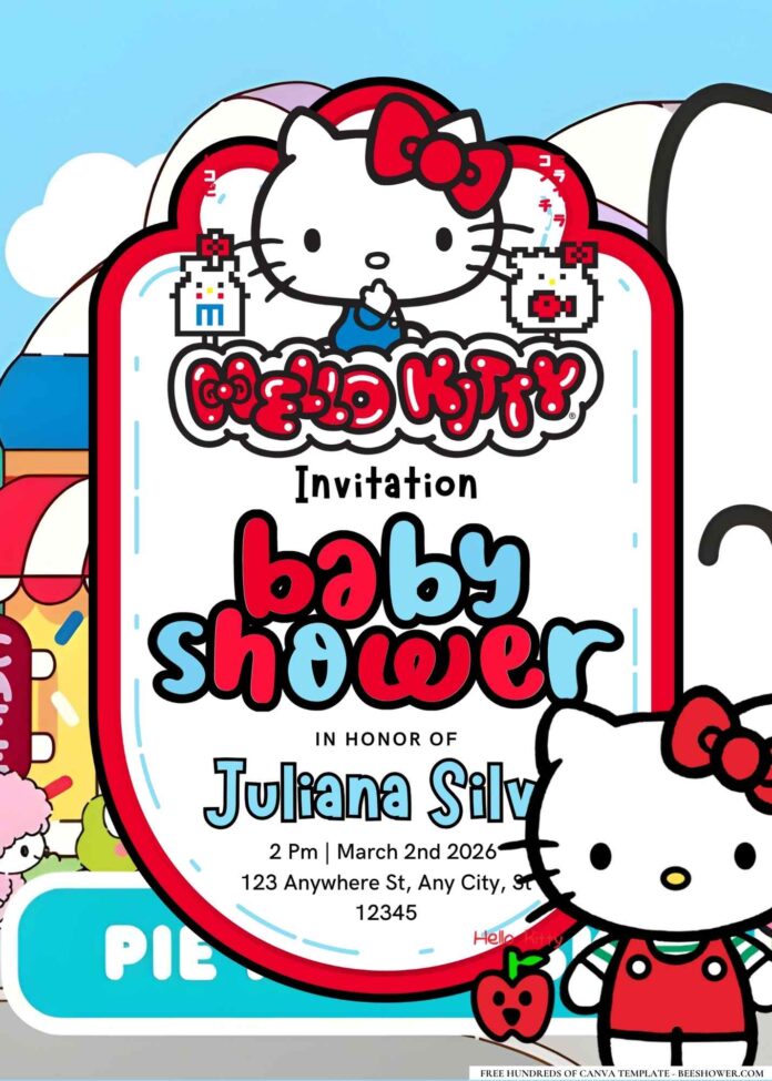 14+ Hello Kitty Baby Shower Invitation Templates