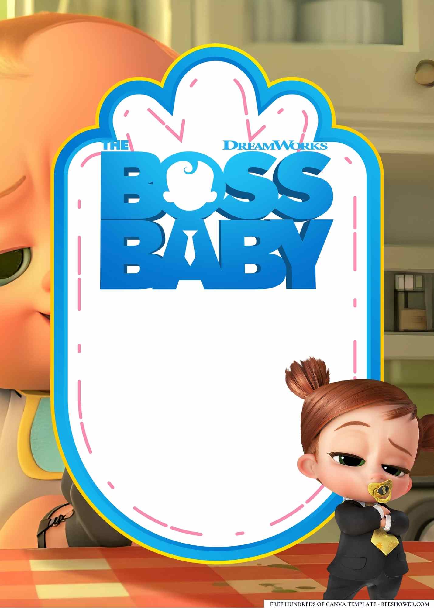 22+ The Boss Baby Baby Shower Invitation Templates