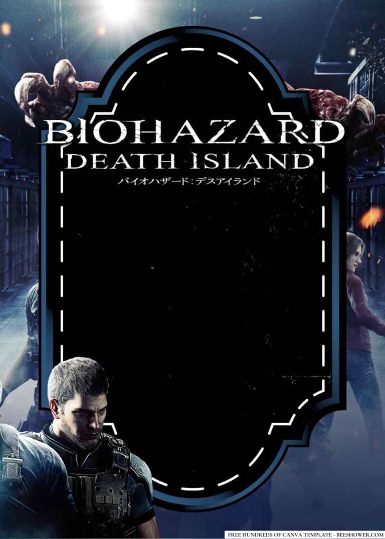 FREE Download Biohazard Baby Shower Invitations