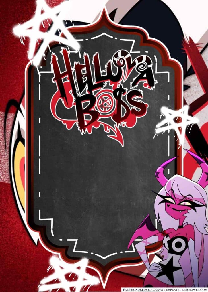 FREE Helluva Boss Baby Shower Invitations