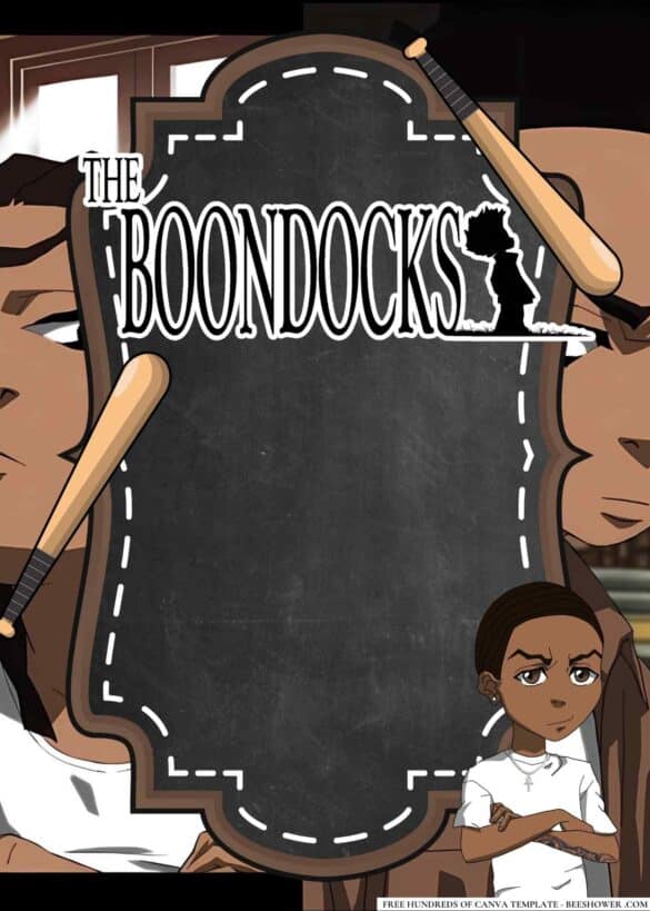 FREE Editable The Boondocks Birthday Invitations