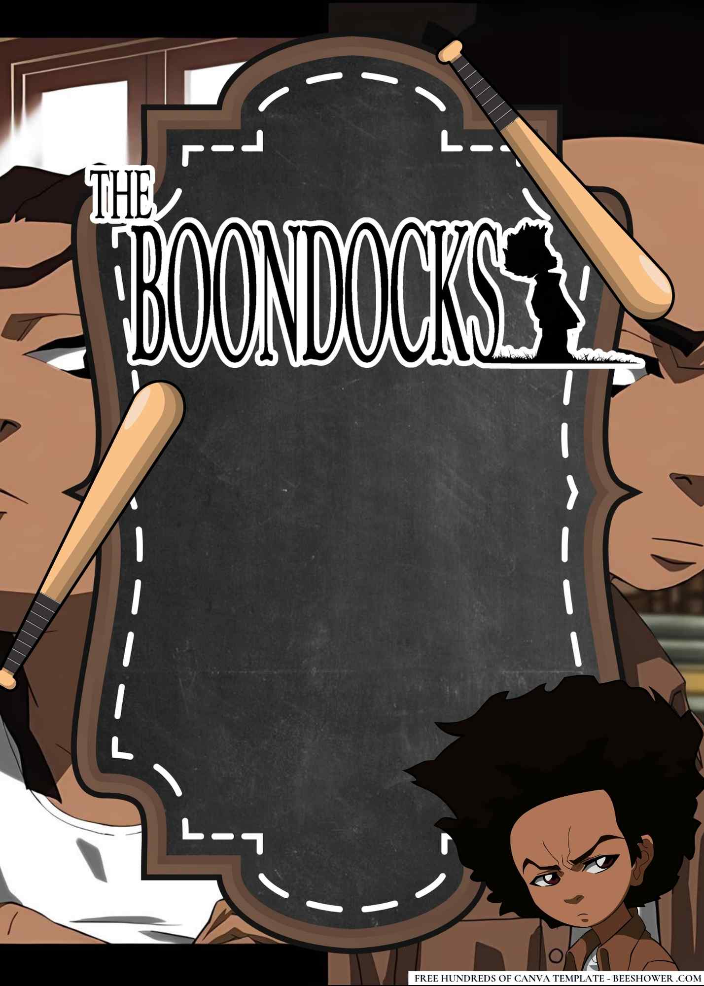 FREE Editable The Boondocks Birthday Invitations