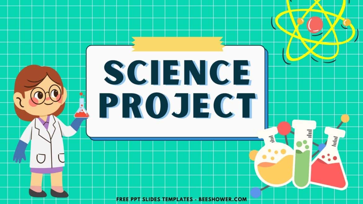 (Free Canva Template) Science Project PPT Slides Templates