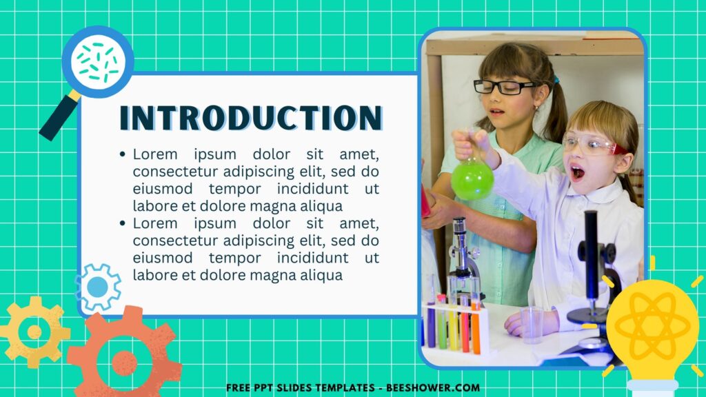 (Free Canva Template) Science Project PPT Slides Templates