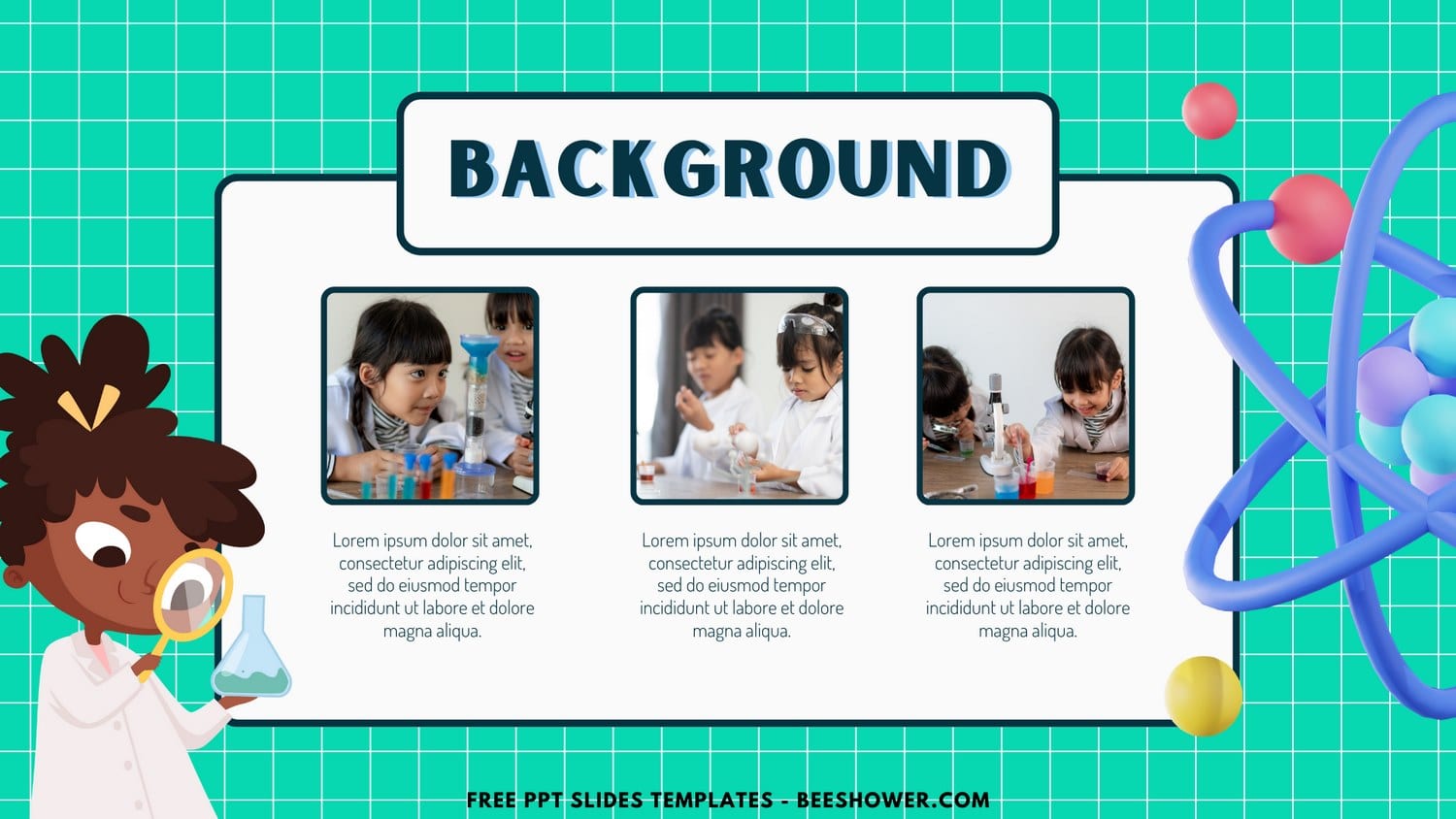 (Free Canva Template) Science Project PPT Slides Templates