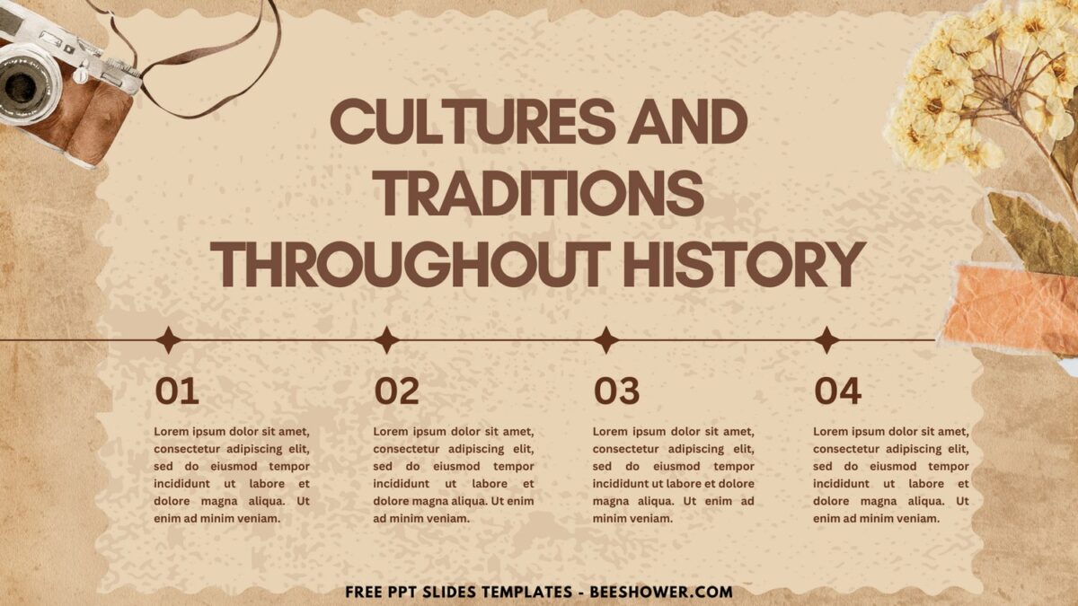 (Free Canva Template) Fun History Class PPT Slides Templates - Beeshower