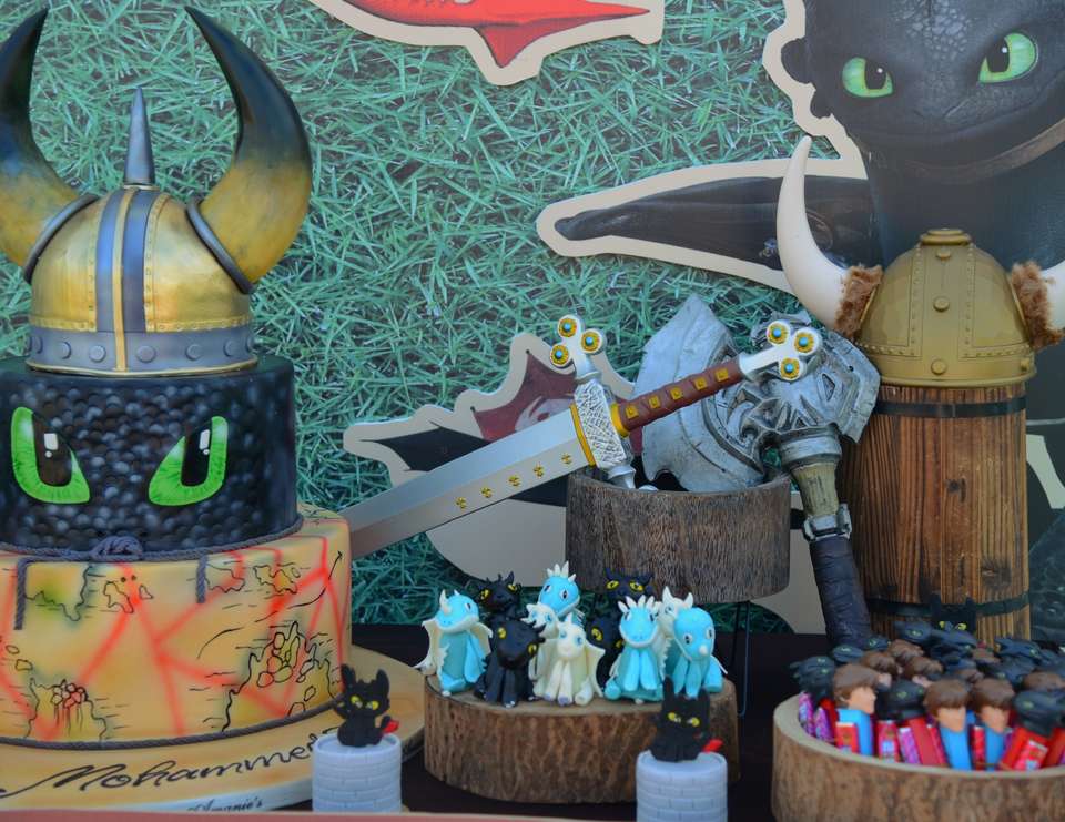 FREE Editable How to Train Your Dragon Birthday Invitation