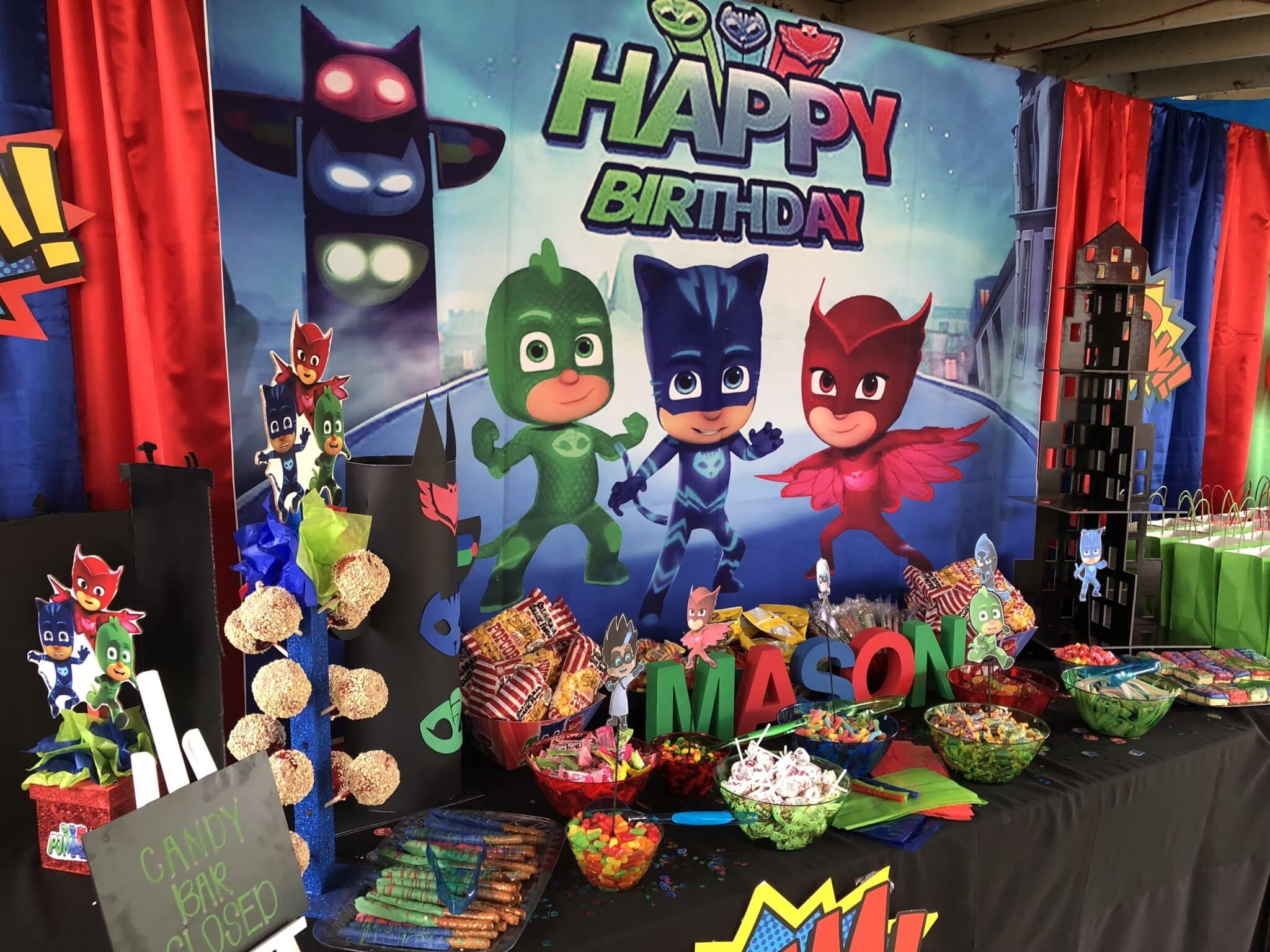 FREE Editable Blank PJ Masks Birthday Invitation - Beeshower
